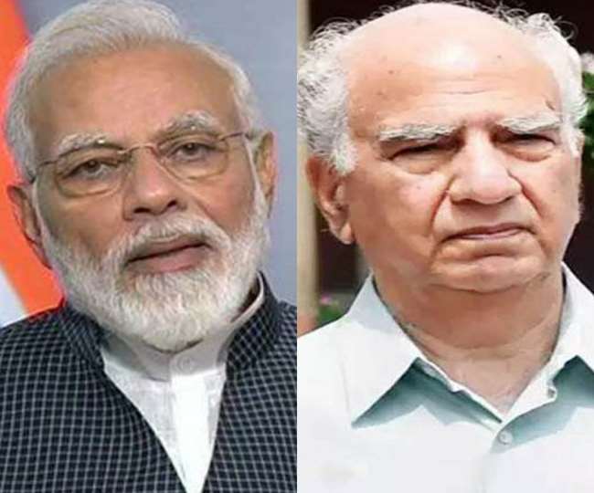 पीएम मोदी ने फोन पर जाना भाजपा के वरिष्‍ठ नेता शांता कुमार का हाल ...