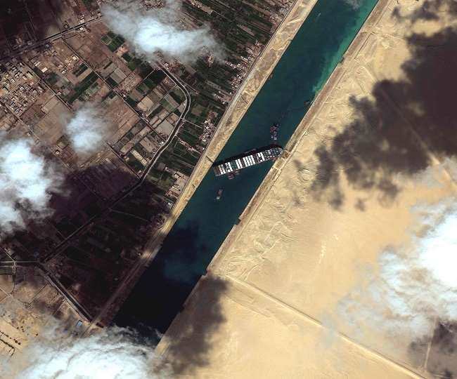 Suez Canal Blockage: जाम से निपटने के लिए भारत ने बनाई चार सूत्री योजना ...