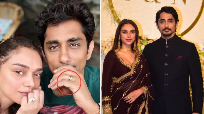 शादी नहीं, Aditi Rao Hydari ने गुपचुप रचाई सगाई, एक्टर सिद्धार्थ को ...