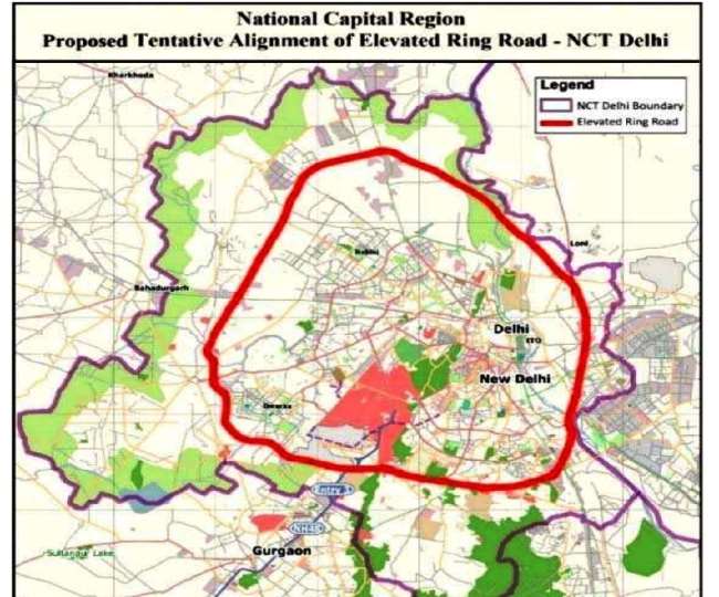 दिल्ली-एनसीआर में यातायात का दबाव होगा कम, मास्टर प्लान 2041 के ड्राफ्ट में शामिल तीन नए रिंग ...