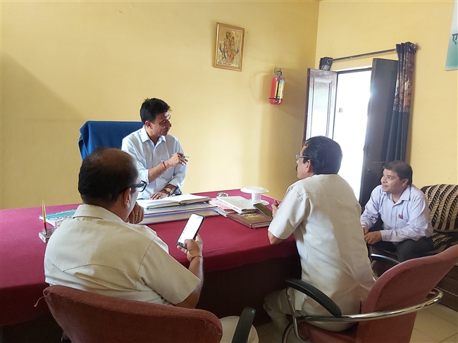 डाइट प्रधानाचार्य ने मंडौली स्कूल का किया औचक निरीक्षण - Diet Principal ...