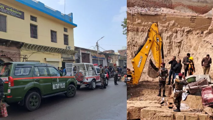Agra Building Collapse: आगरा का 'जोशीमठ', दरक रहे मकान तोड़ने में सेना ...