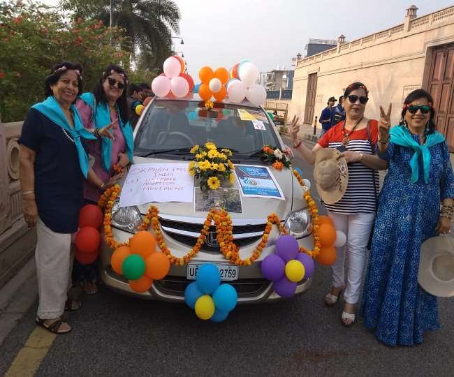 Women Car Rally: लखनऊ की सड़कों पर वूमेंस ने कार रैली से दिया सशक्तीकरण ...