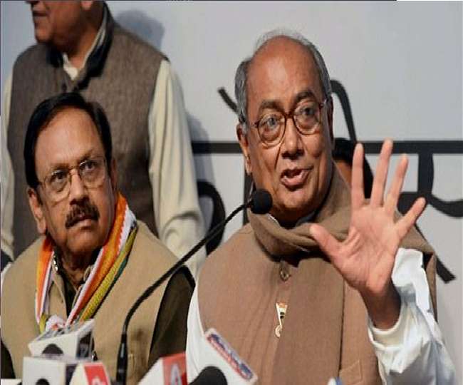 दिग्विजय सिंह ने लड़ाकू विमान राफेल की कीमत पर उठाया सवाल सुरेश पचौरी ...