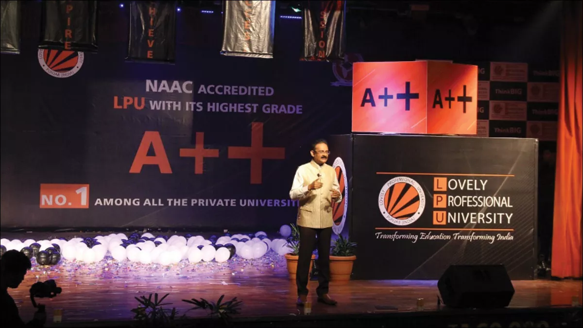 लवली प्रोफेशनल यूनिवर्सिटी को भारत सरकार की NAAC संस्था से मिला ...