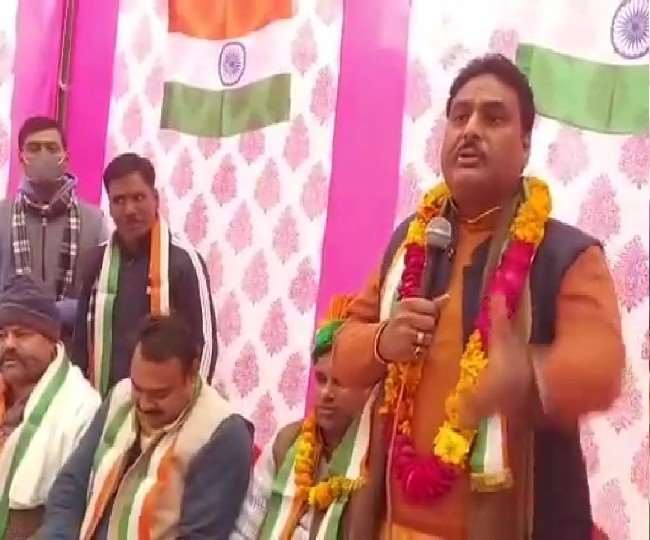 भाजपा प्रत्याशी राजेश सिंघल का विवादित बयान, कहा- मुझे विधायक नहीं ...