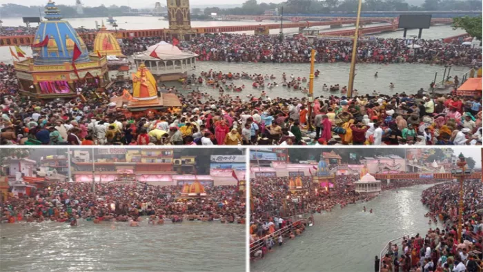 Somvati Amavasya 2022 : हरिद्वार में उमड़ा श्रद्धालुओं भारी सैलाब, 35 ...