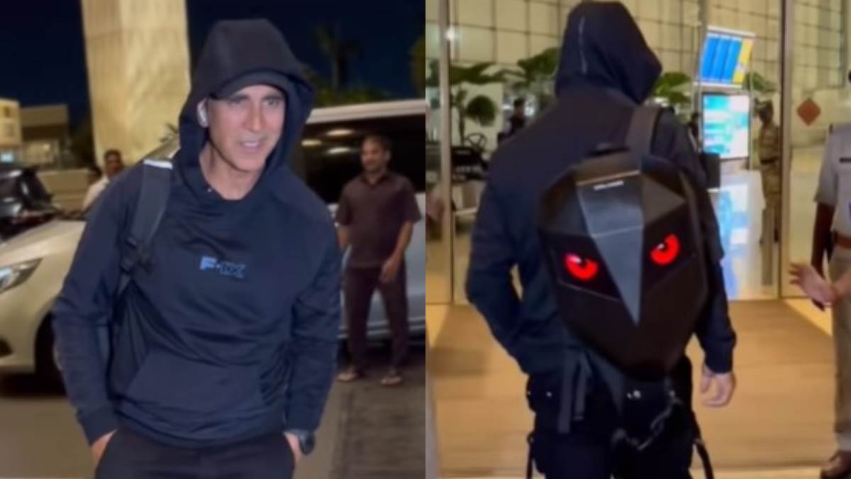 Akshay Kumar के LED बैग ने खींचा लोगों का ध्यान, कूल लुक के साथ है ...
