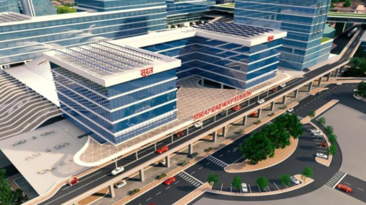 Surat Railway Station: मल्टी माडल ट्रांसपोर्ट हब के रूप में विकसित होगा ...