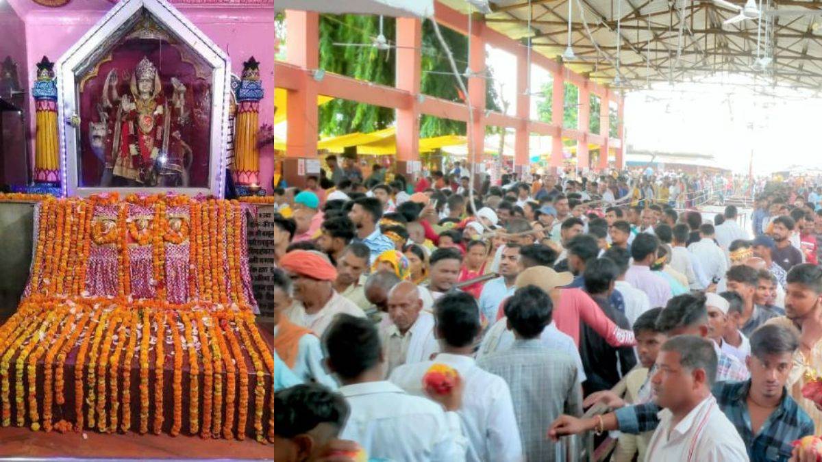 महाभारत काल से जुड़ा है लेहड़ा देवी मंदिर का इतिहास, महराजगंज के जंगल ...