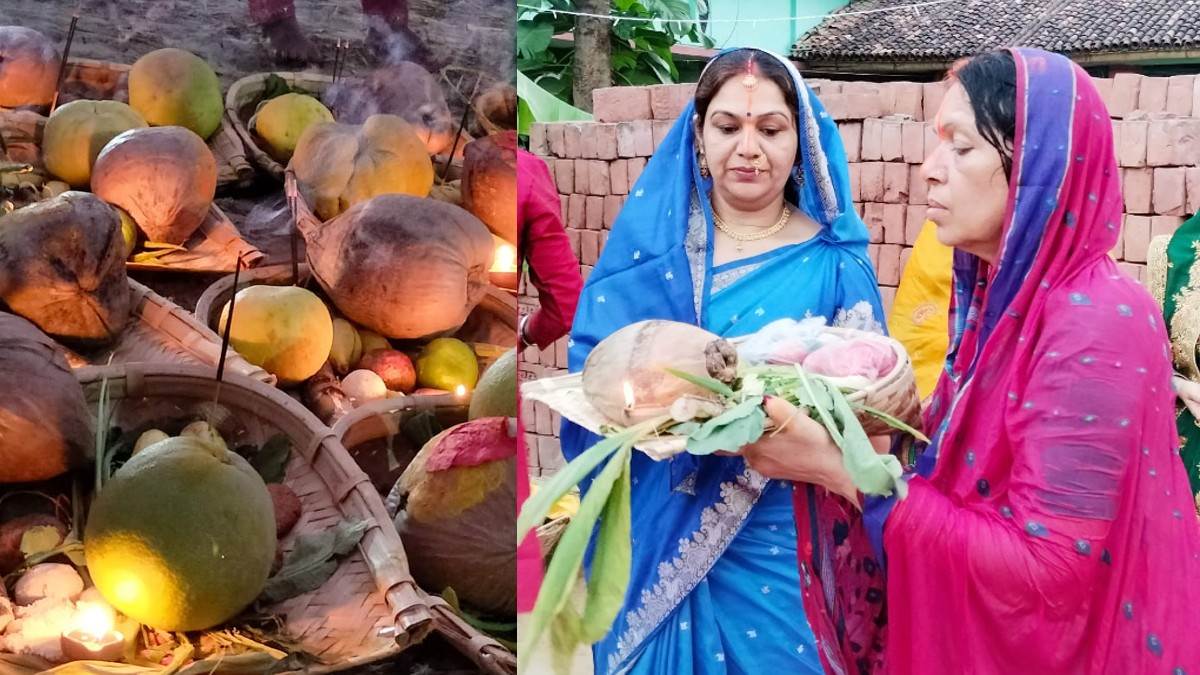 Chhath Puja 2022: हांगकांग से बिहार दौड़ी चली आई बहू, सासू मां से लेना ...