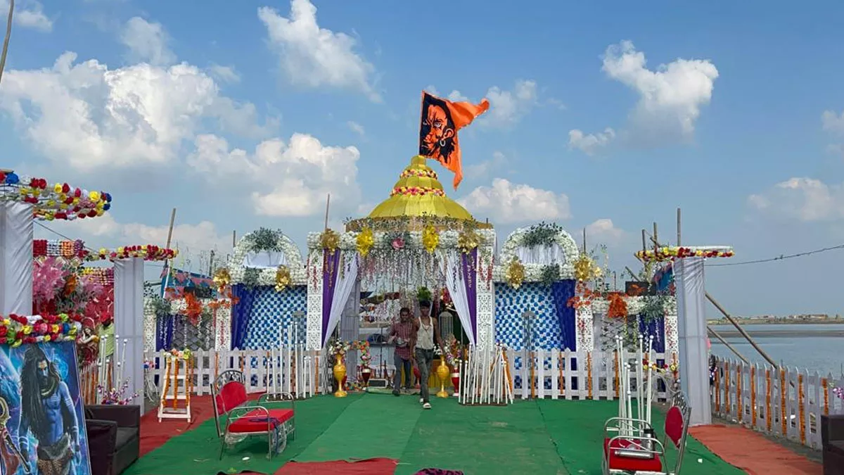 Chhath Puja 2022: राजामौली की फिल्‍म के सेट की तरह सजाया गया यह छठ घाट ...