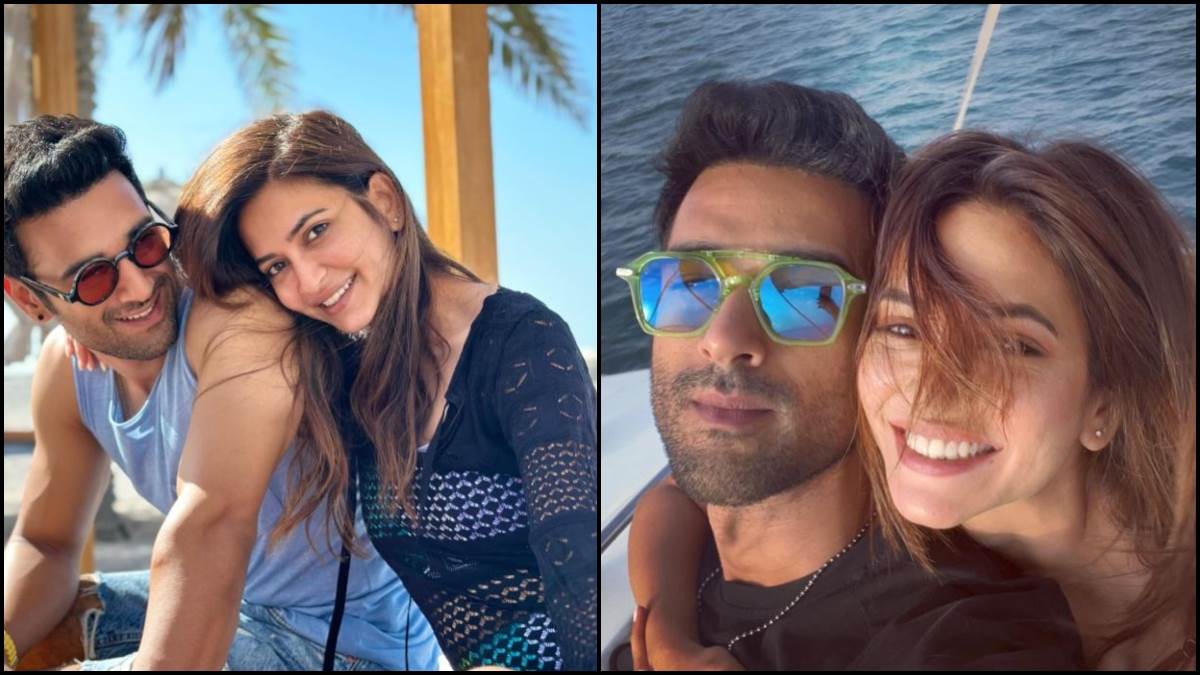 Kriti Kharbanda के जन्मदिन पर रोमांटिक हुए Pulkit Samrat, कोजी फोटोज ...