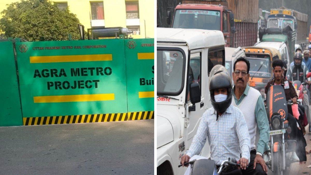Agra Metro: मेट्राे का काम शुरू होने जा रहा आगरा−दिल्ली हाईवे पर ...
