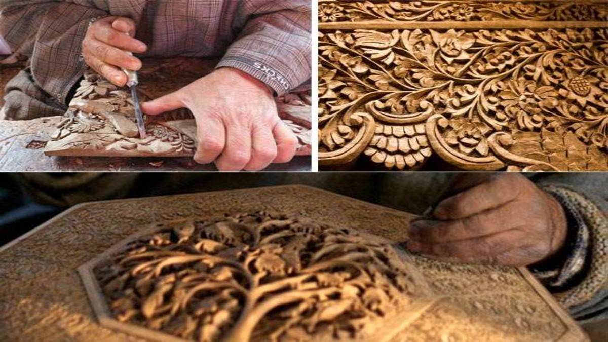 Kashmir Handicrafts : कश्मीरी हस्तशिल्प कारीगरों को दो शिल्प गुरु, छह ...