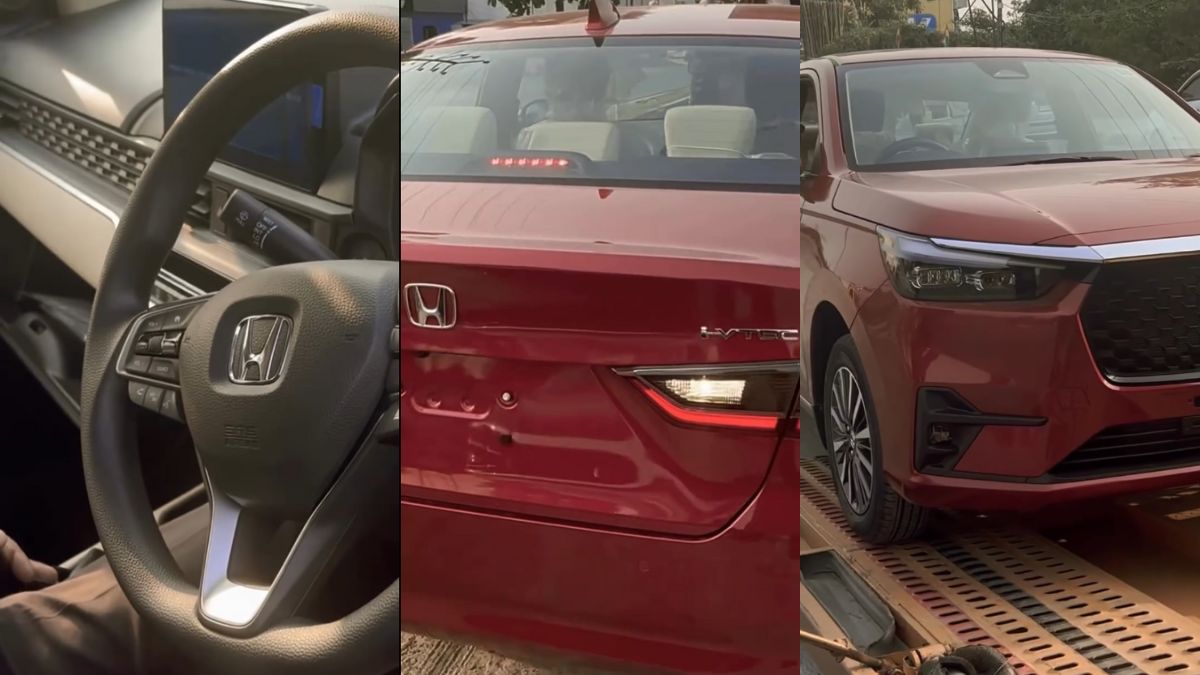 Honda Amaze Facelift एक बार फिर लॉन्च से पहले हुई स्पॉट, भारत में 4 ...