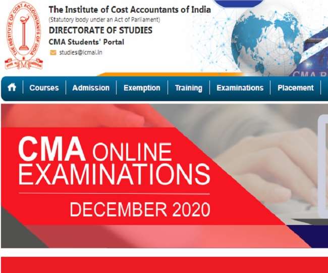 ICMAI CMA Inter Final Admit Card 2020: इंटरमीडिएट एवं फाइनल परीक्षाओं ...