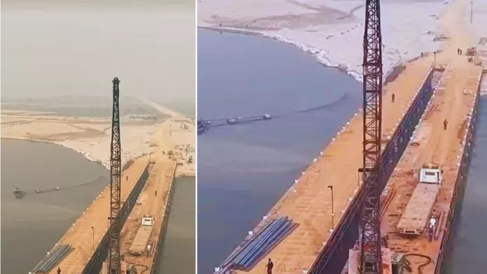 Maha Kumbh 2025: 4500 टन लोहे से बना स्टील ब्रिज तैयार; श्रद्धालुओं को ...