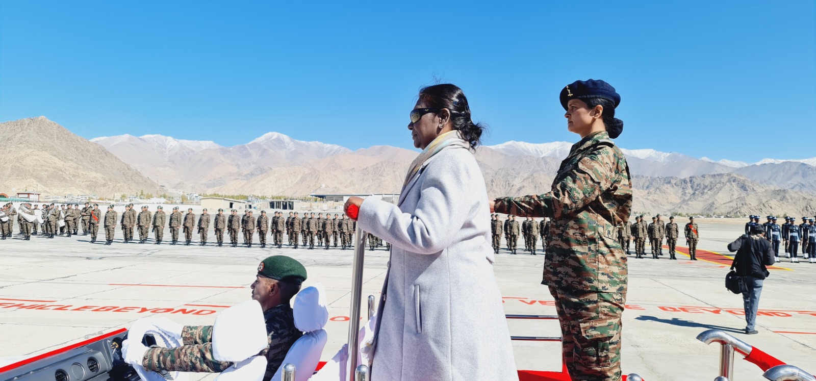 Ladakh Foundation Day:राष्ट्रपति द्रौपदी मुर्मू दो दिवसीय लद्दाख दौरे ...