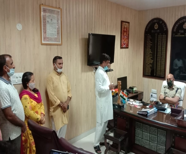 हरोली थाना प्रभारी का तबादला करने पर बिफरे भाजपा पदाधिकारी, एसपी ...