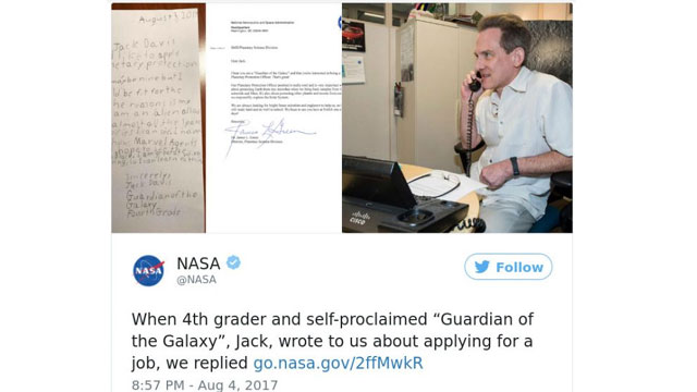 बहन ने कहा एलियन तो 9 साल के बच्चे ने NASA में कर दिया जॉब के लिए ...