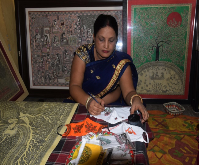Painter Mamta Devi: कोरोना संकट में मधुबनी चित्रकारी बनी 50 परिवारों के ...