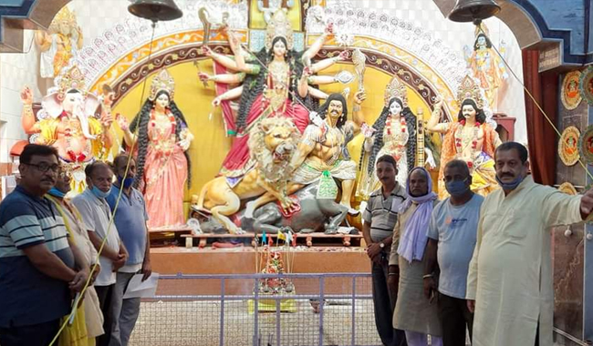 Durga Puja 2020 : शहर से गांव तक प्यारा सजा है दरबार की गूंज, माता ...