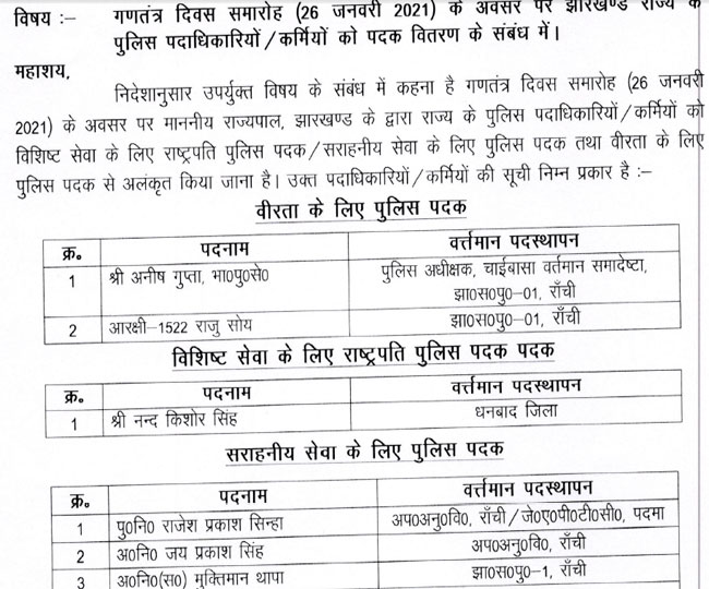 IPS अनीश गुप्‍ता को मिलेगा राष्‍ट्रपति वीरता पदक, 37 अन्‍य पुलिसवालों ...