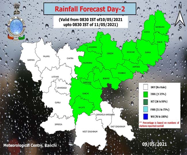 Dhanbad Weather Forecast: आज भी मौसम बदलने के संकेत, इन इलाकों में तेज ...