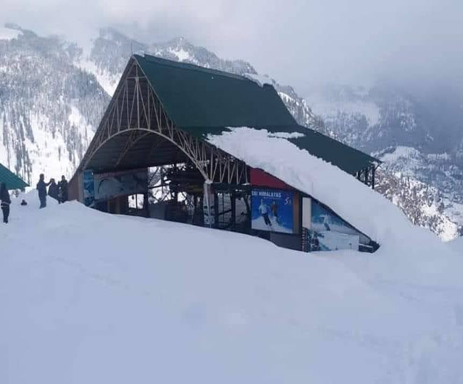 Snow Points: अक्‍टूबर में ही बर्फ से ढक गए मनाली के पर्यटन स्‍थल, आसानी ...