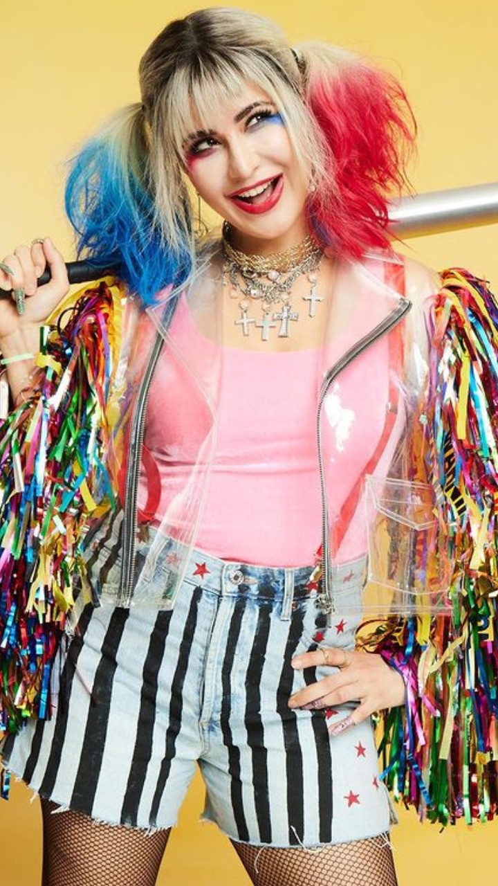 halloween look 2022 Katrina kaif turns 'Harley Quinn' then Kim ...