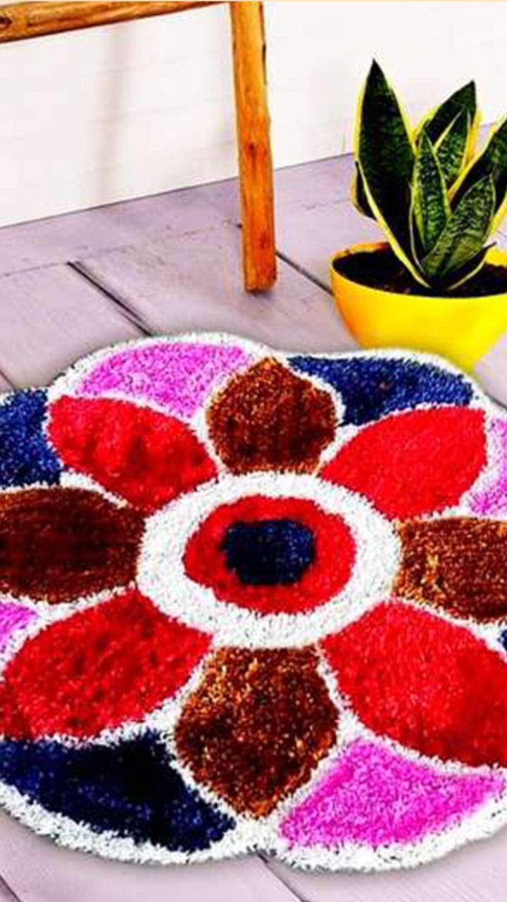 Decorate the house with Rangoli on Devuthani Ekadashi Tulsi Vivah